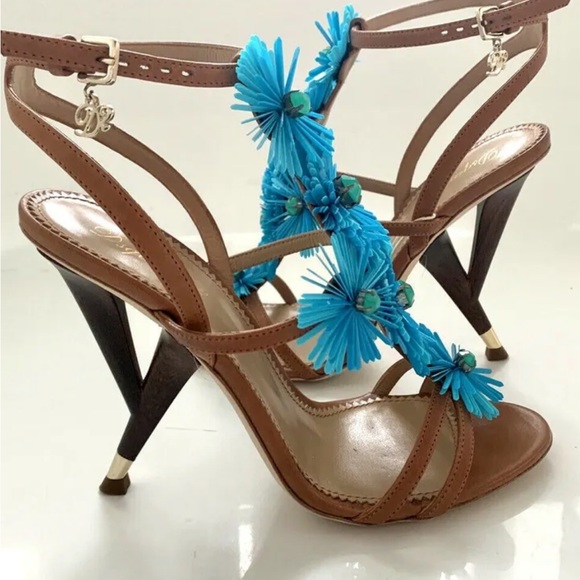 DSQUARED2 | Shoes | Preowned Dsquared Flower Sandals | Poshmark